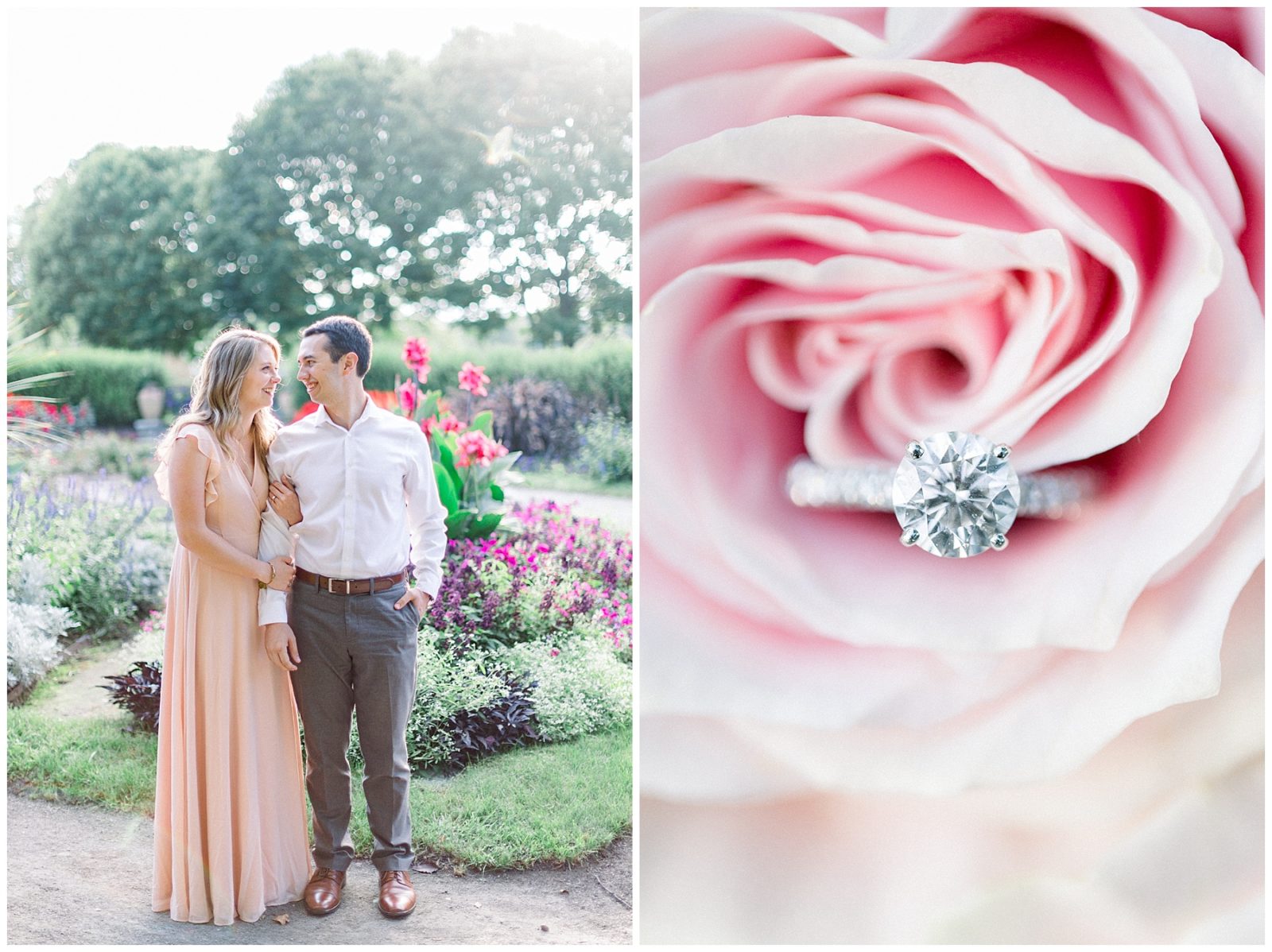 A Dreamy Formal Gardens Engagement | Kate + Daniel - christielizabeth.com
